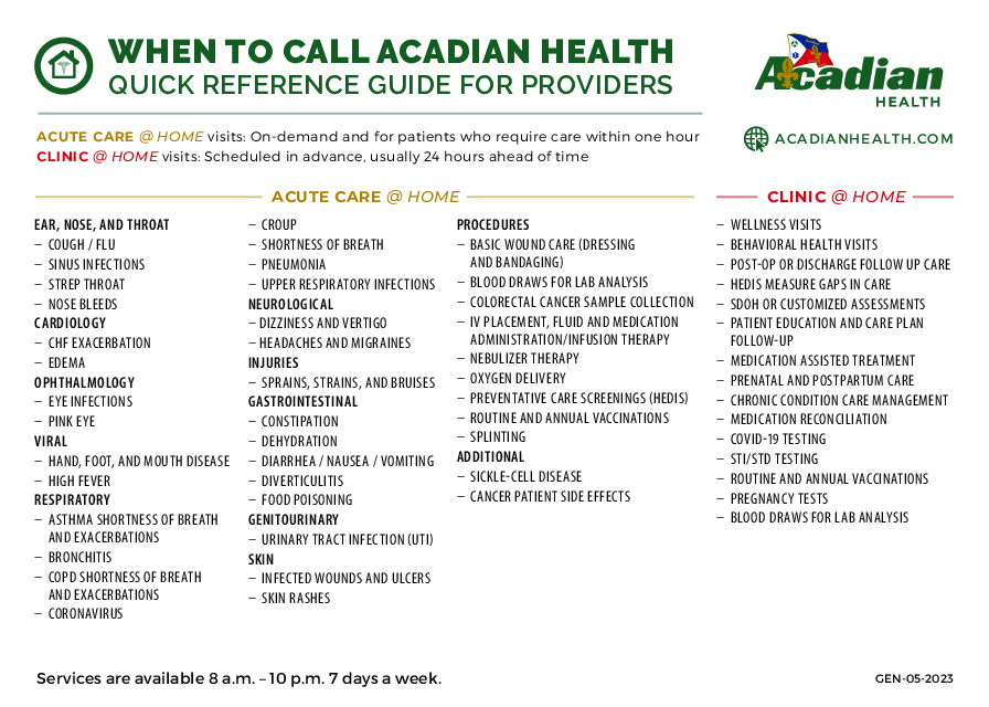 News & Resources | Acadian Health